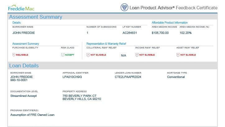 Mortgage Assumption Capability Available in Loan Product Advisor ...